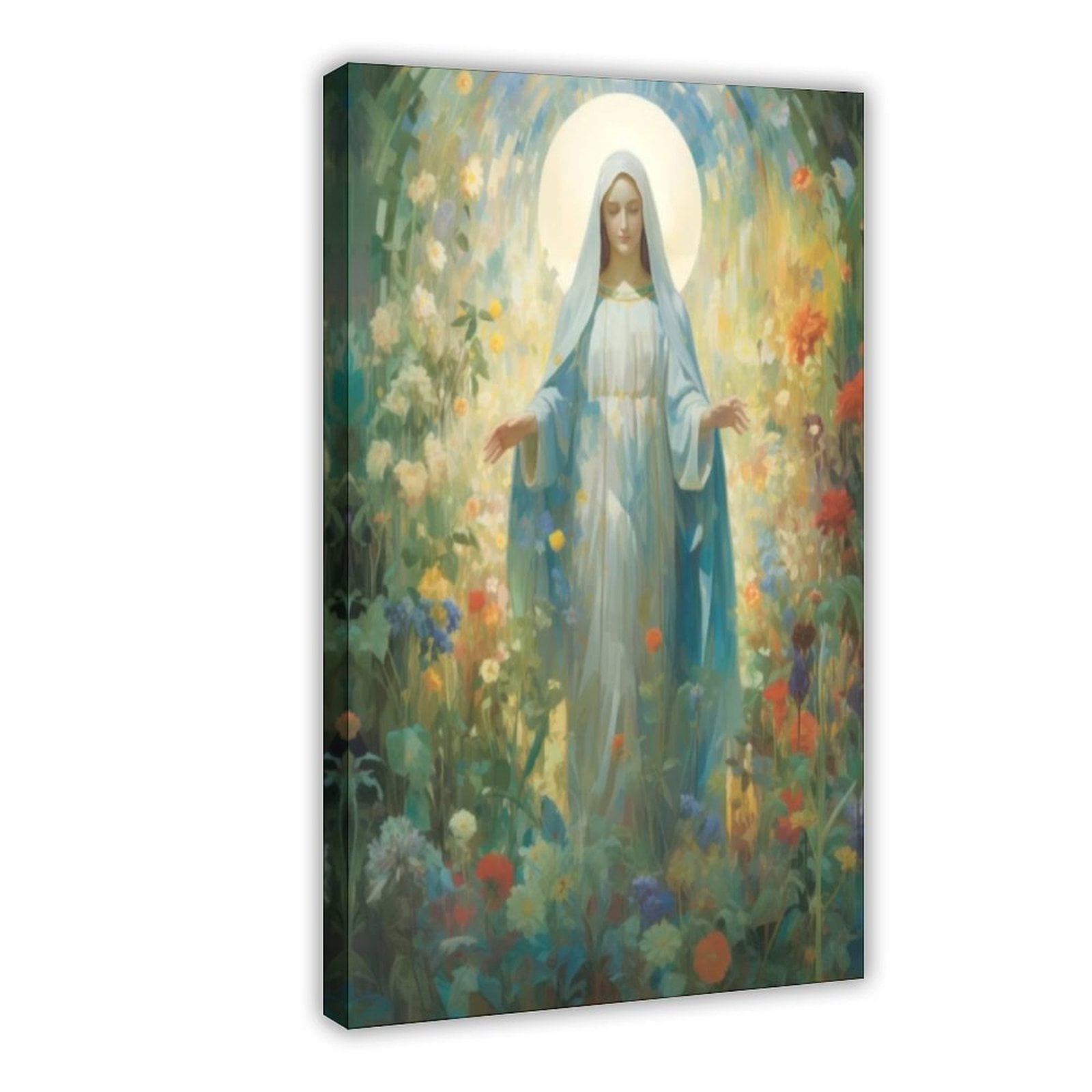 Mary Knows The Way Mother Mary Poster Blessed Virgin Mary Painting ...