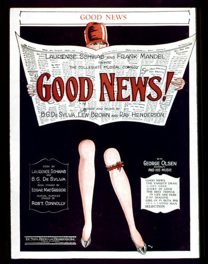 Mary Lawlor in Good News striking artwork garter belt cool 1920's ...