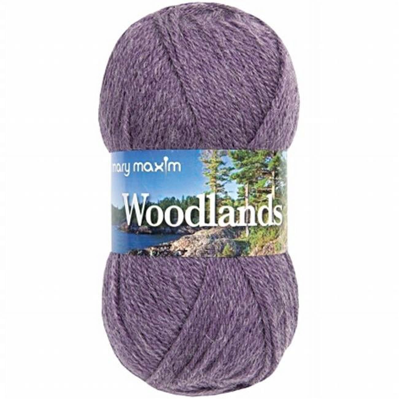 Mary Maxim 478-8 Woodlands Yarn-Plum Mist - Walmart.com