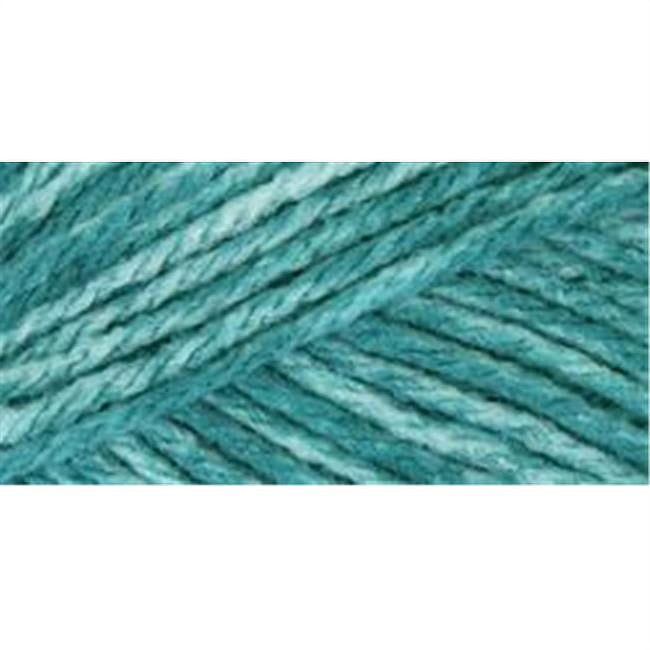 Mary Maxim Starlette Yarn - Teal Heather - 100% Ultra Soft Premium ...