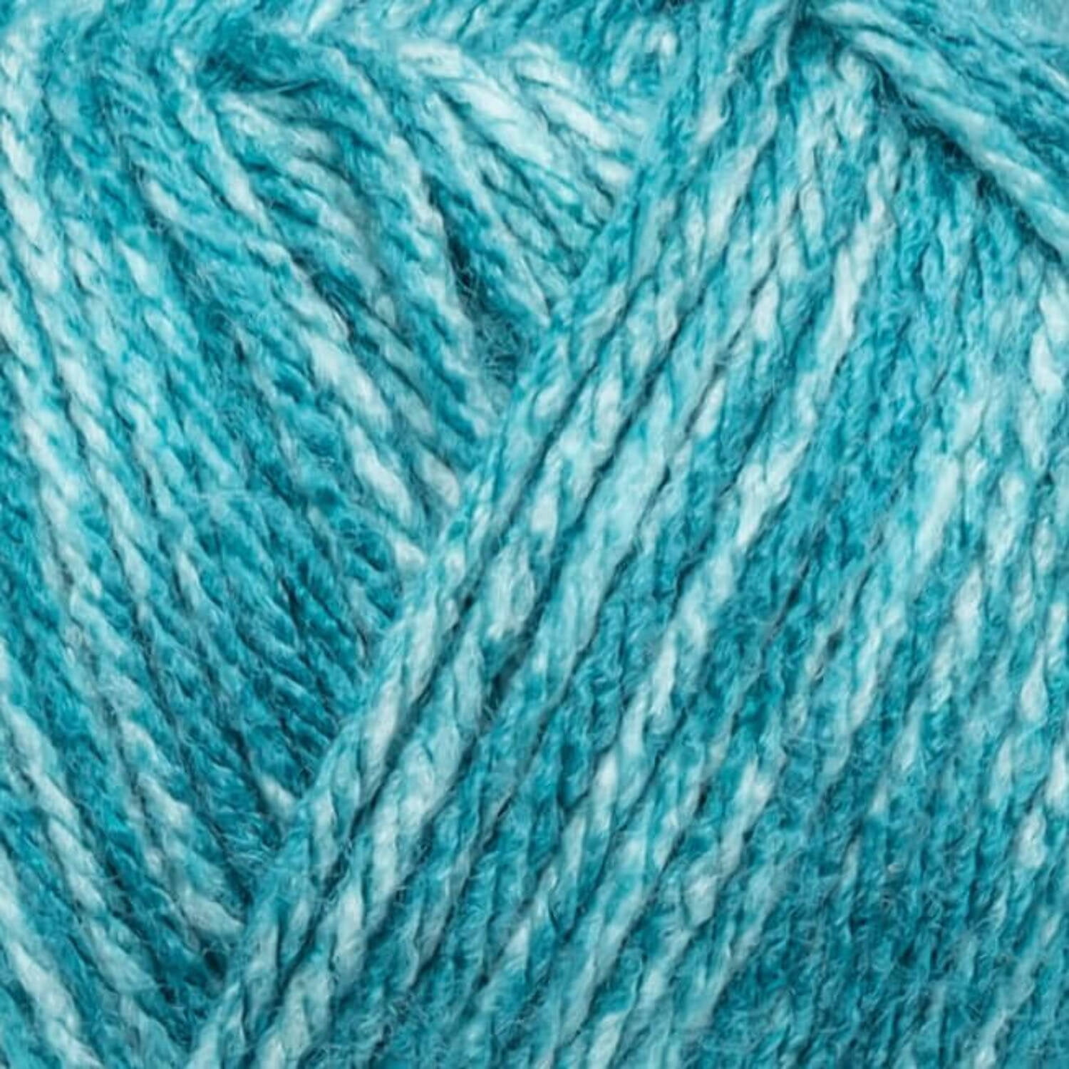 Mary Maxim Starlette Colored Yarn - Teal Heather - 100% Ultra Soft ...