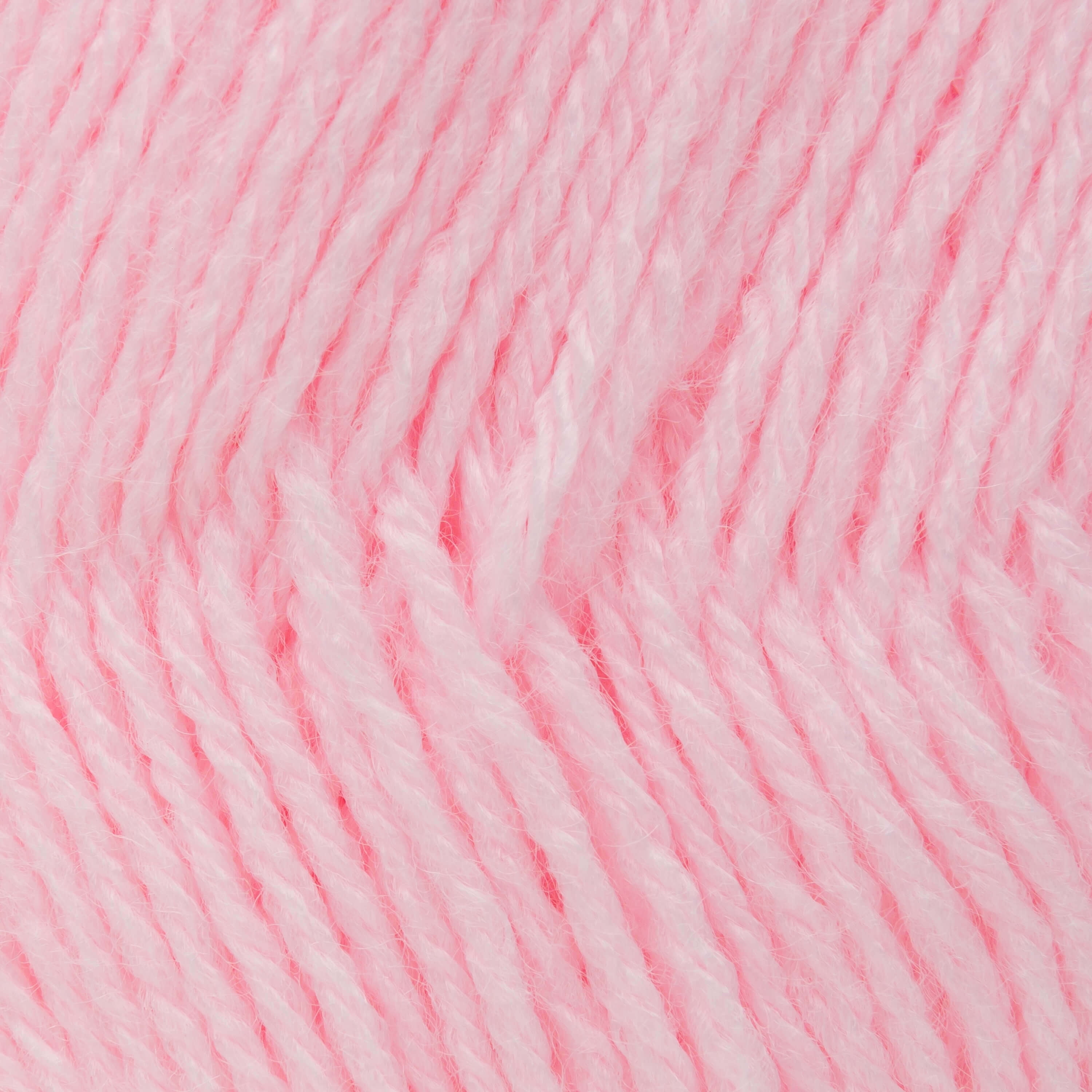 Mary Maxim Twinkle Yarn, Pink, Super Fine Weight, Acrylic Nylon Blend ...