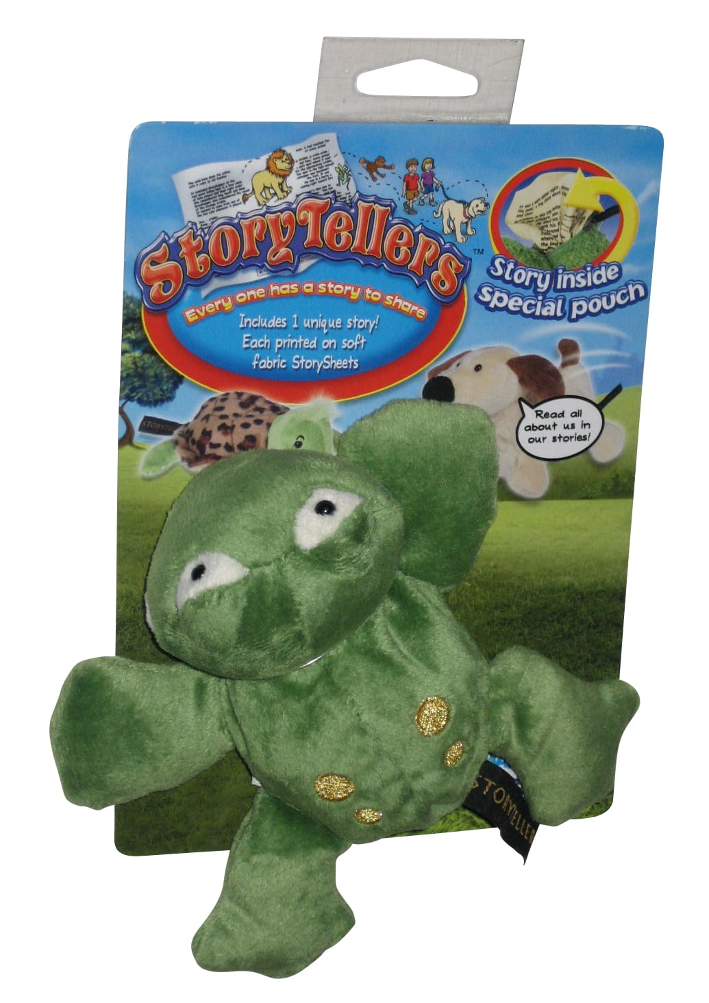 Mary Meyer Story Tellers Frog Kids Children Toy Plush w/ Special Pouch ...
