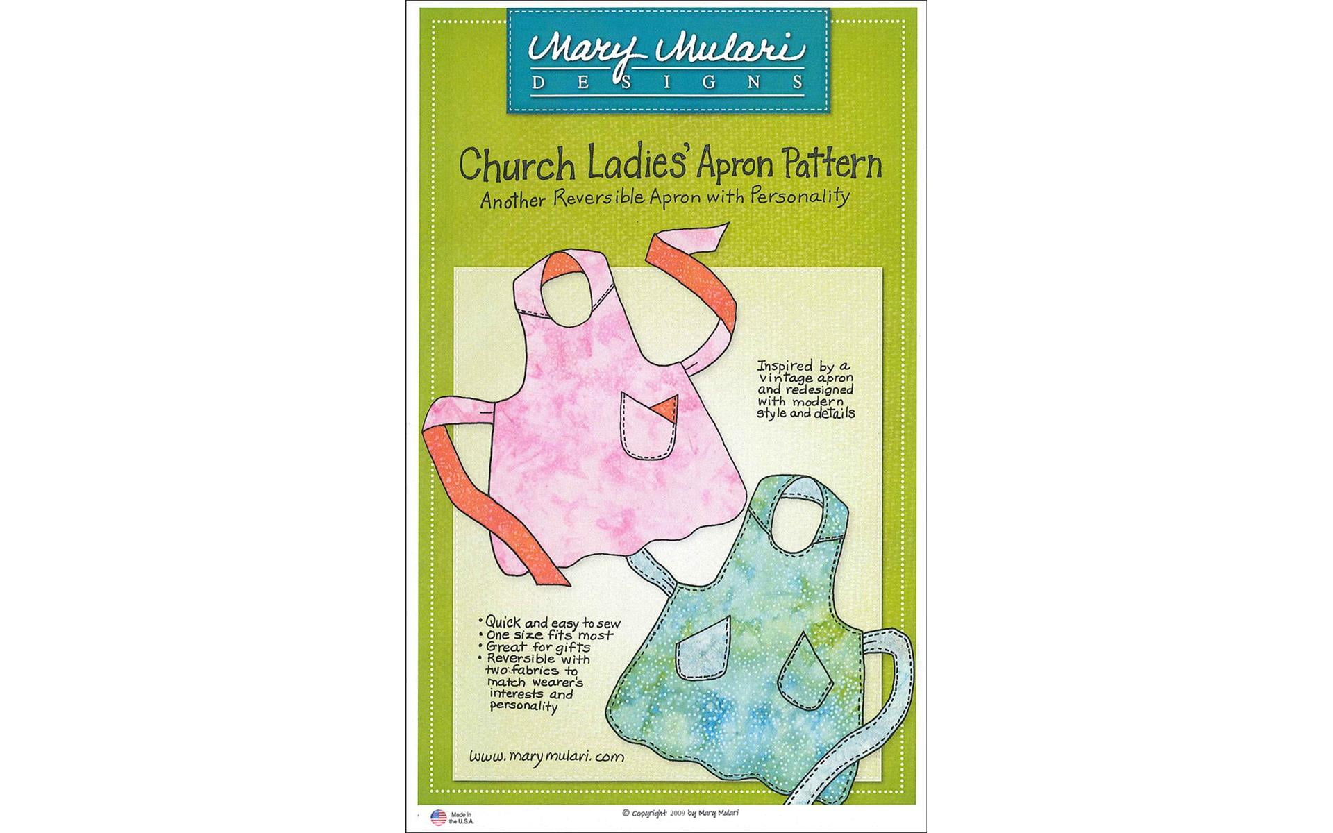 Mary Mulari Designs - Church Ladies Apron - Walmart.com