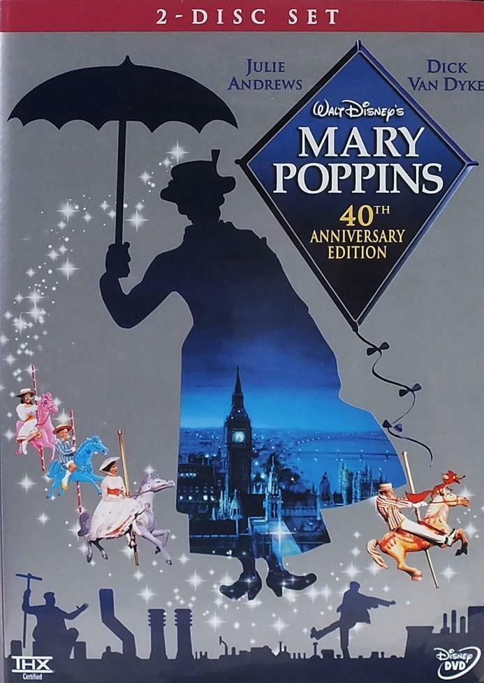 Mary Poppins (DVD) (40th Anniversary Edition) - Walmart.com