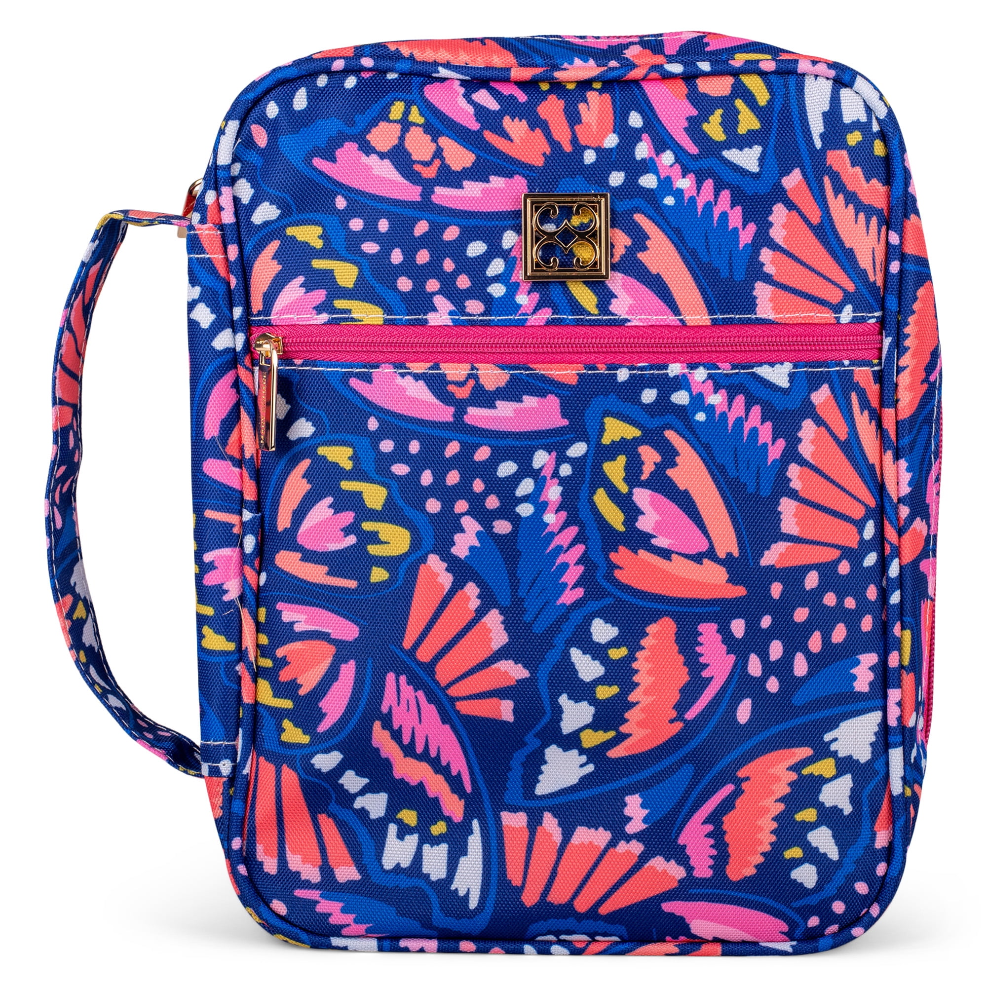 Mary Square 47787 So Fly Blue Butterfly 10 x 9 Canvas Zippered Bible ...