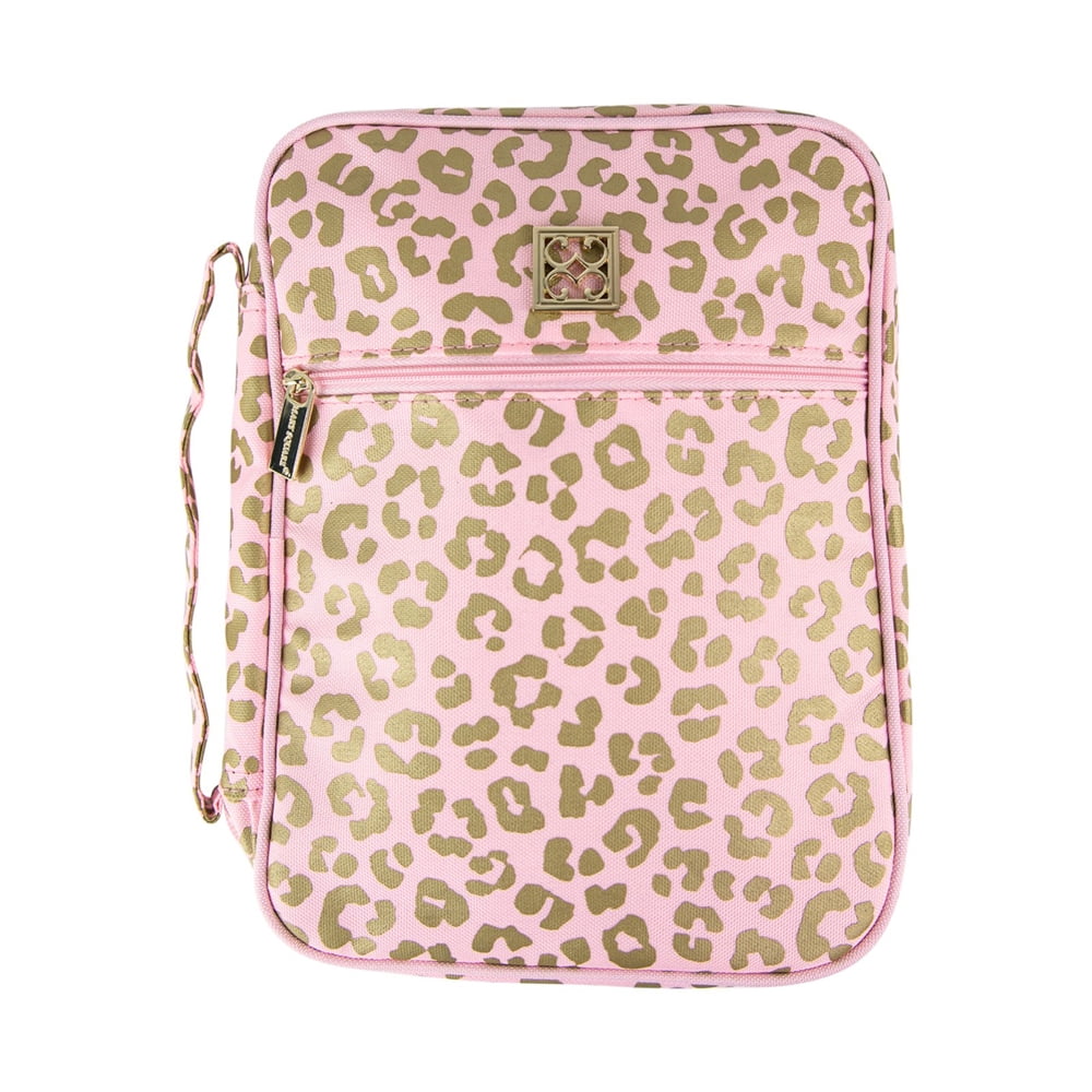 Mary Square Bible Case With Handle Pink Leopard Blush - Walmart ...