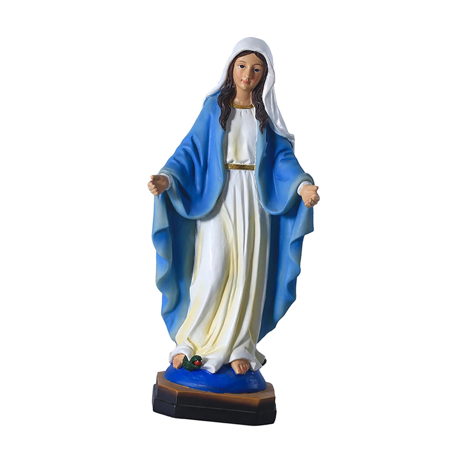 Mary Statue Decor Mary Figurine Collections Sculpture Desk Decoration ...