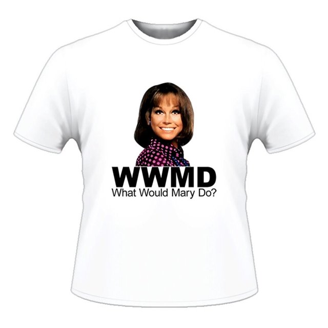 Mary Tyler Moore What Would Mary Do Retro Tv T Shirt - Walmart.com