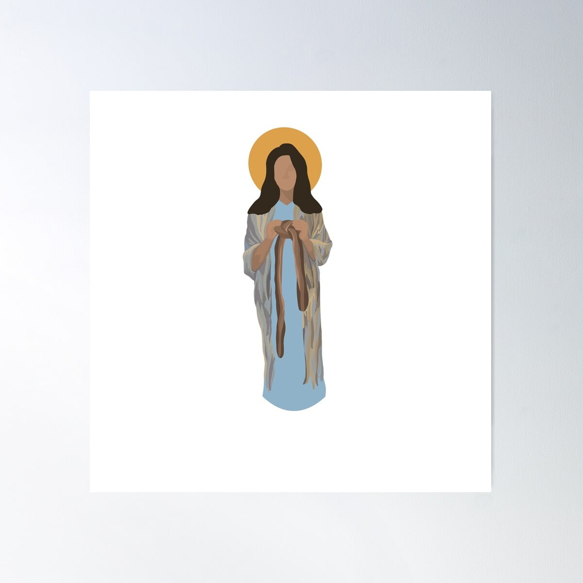 Mary Undoer Of Knots Poster Wall Art, Modern Wall Decor For Living Room ...