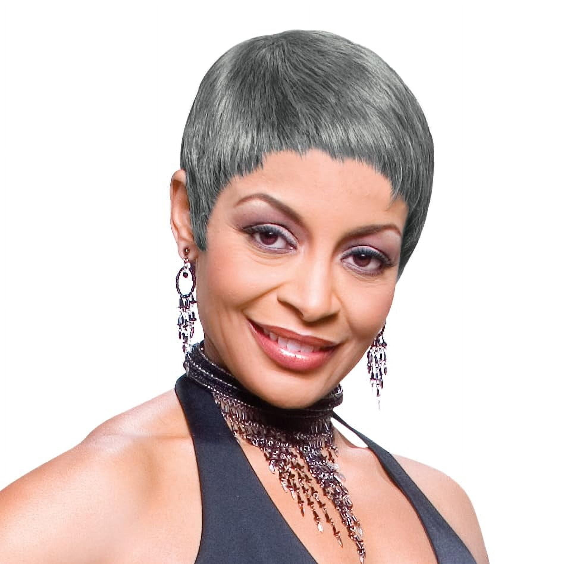 Mary Wig Color 44 - Foxy Silver Wigs Short Cropped Pixie Synthetic ...