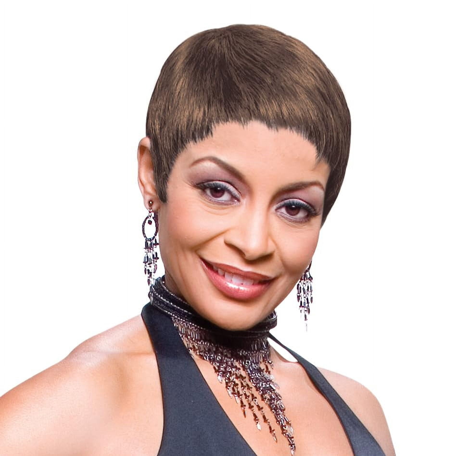 Mary Wig Color FS4/27 - Foxy Silver Wigs Short Cropped Pixie Synthetic ...