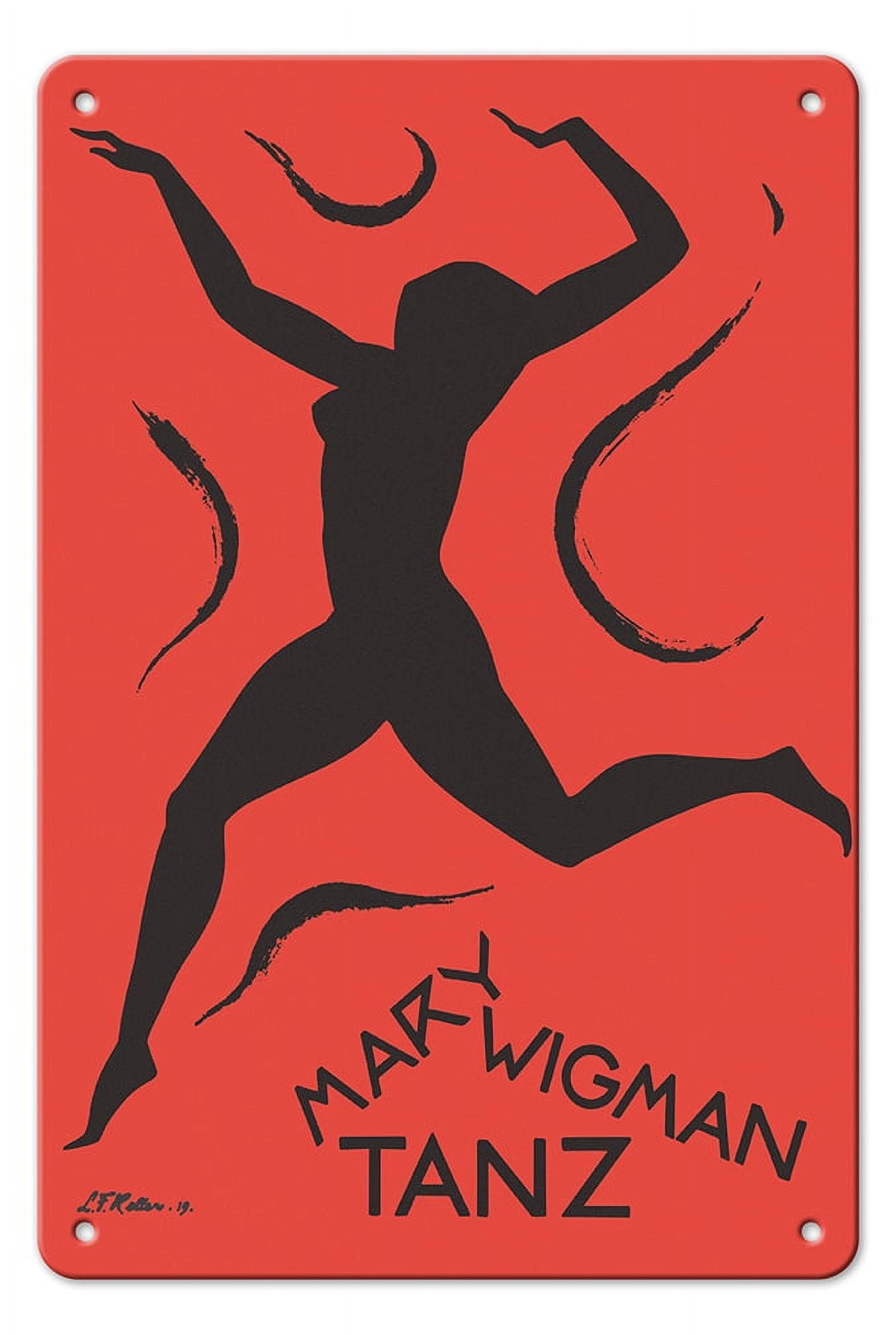 Mary Wigman Tanz - Modern Dance Pioneer - Vintage Dance Poster by L. F ...
