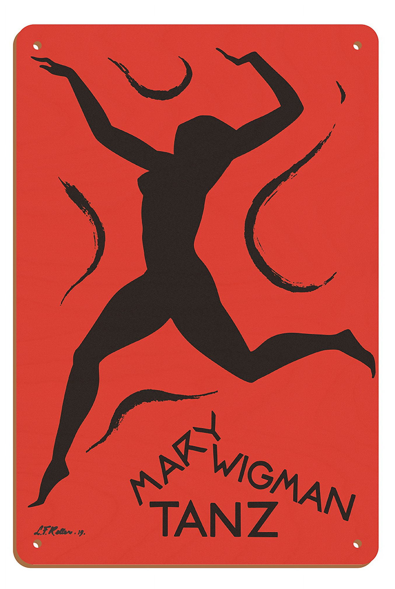 Mary Wigman Tanz - Modern Dance Pioneer - Vintage Dance Poster by L. F ...