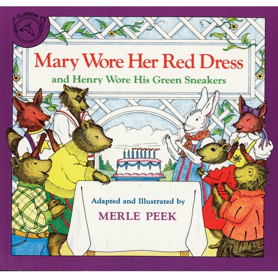 Read Along Book & Cassette Mary Wore Her Red Dress and Henry Wore His ...