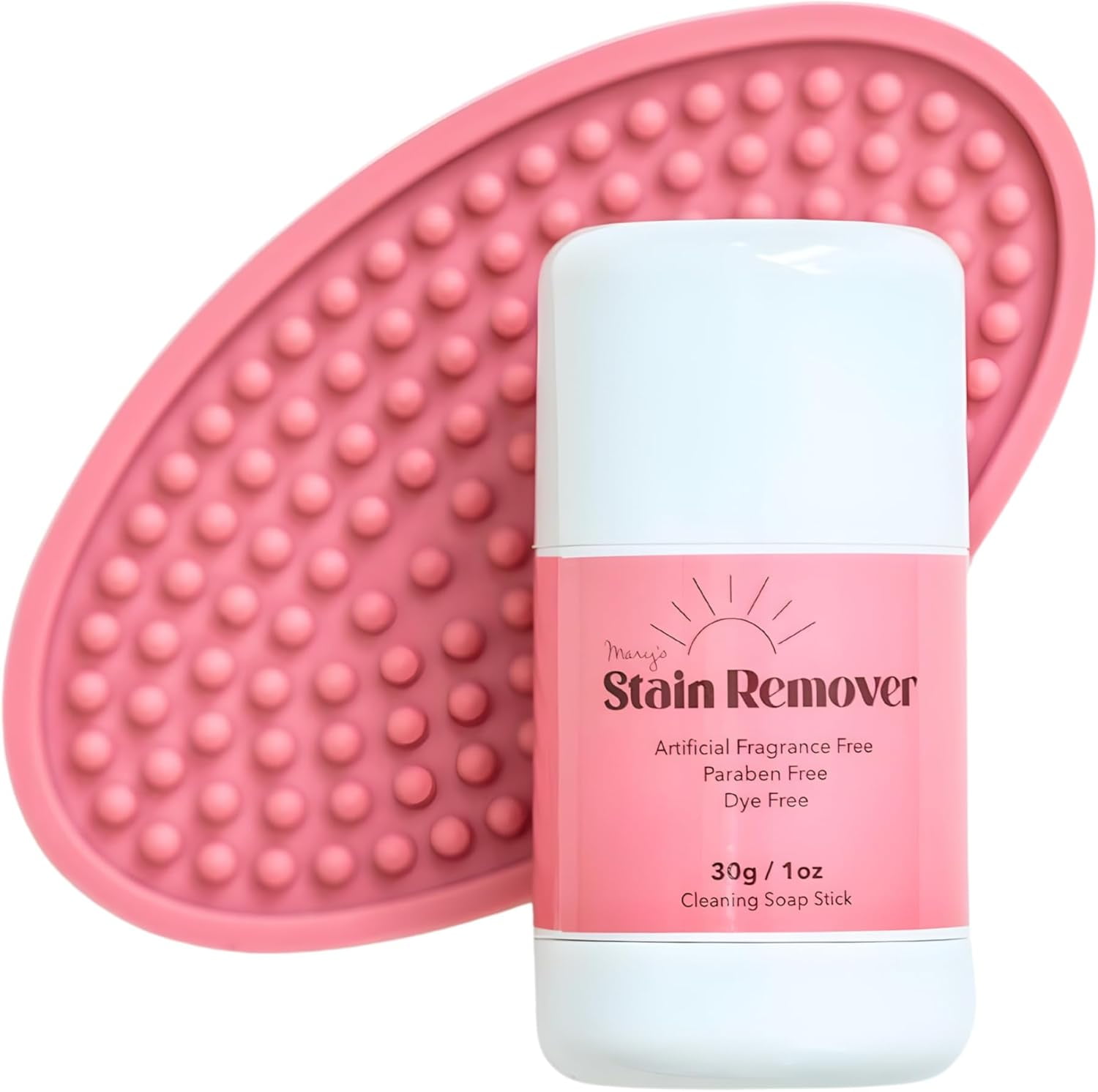 Mary’s Non Toxic Stain Remover Stain Stick with Scrub Base, Natural ...