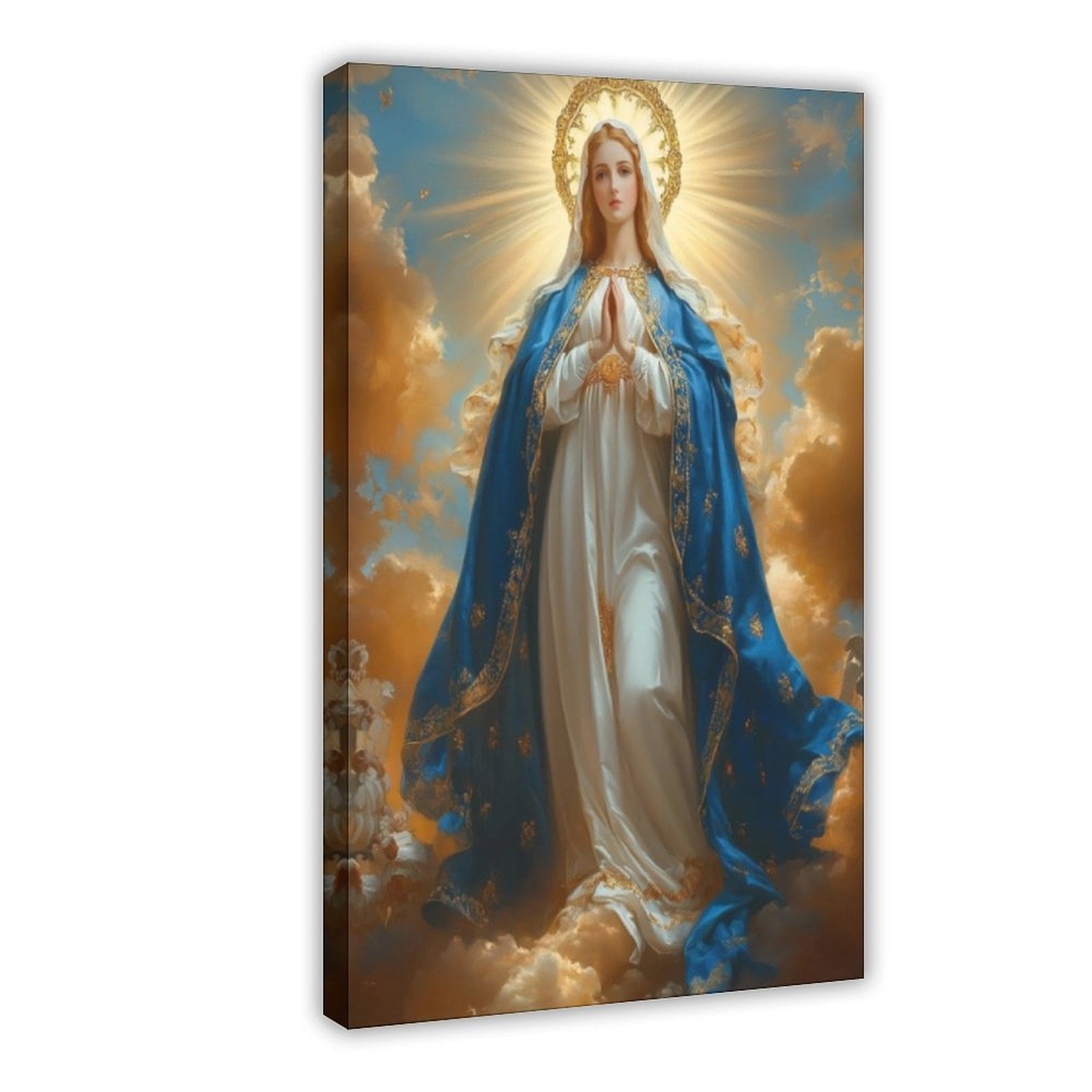 Mary's Silent Blessing , Sanctified Souls Print , Religious Art for ...