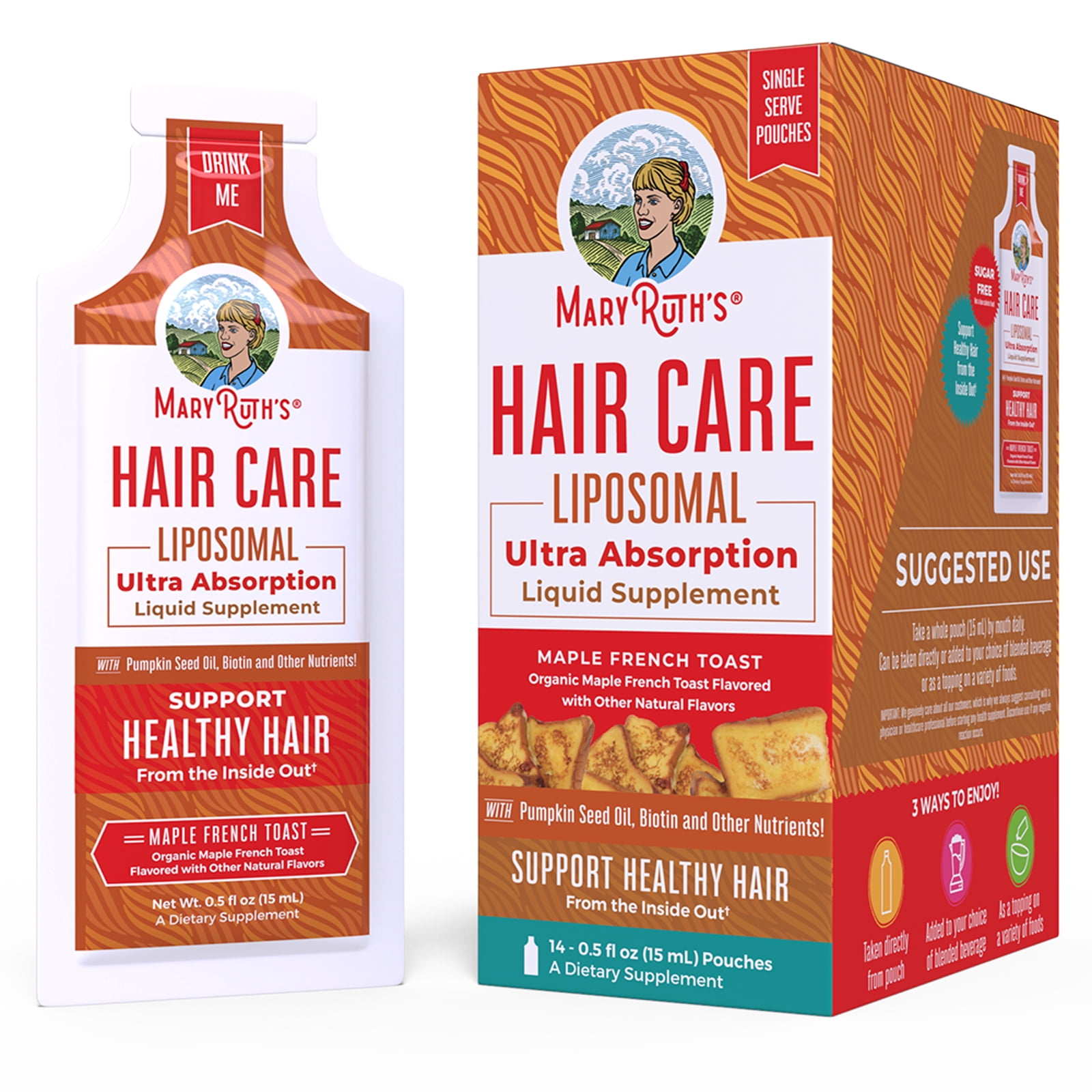 Maryruth Organics Hair Care Liposomal Hair Growth Liquid Supplement