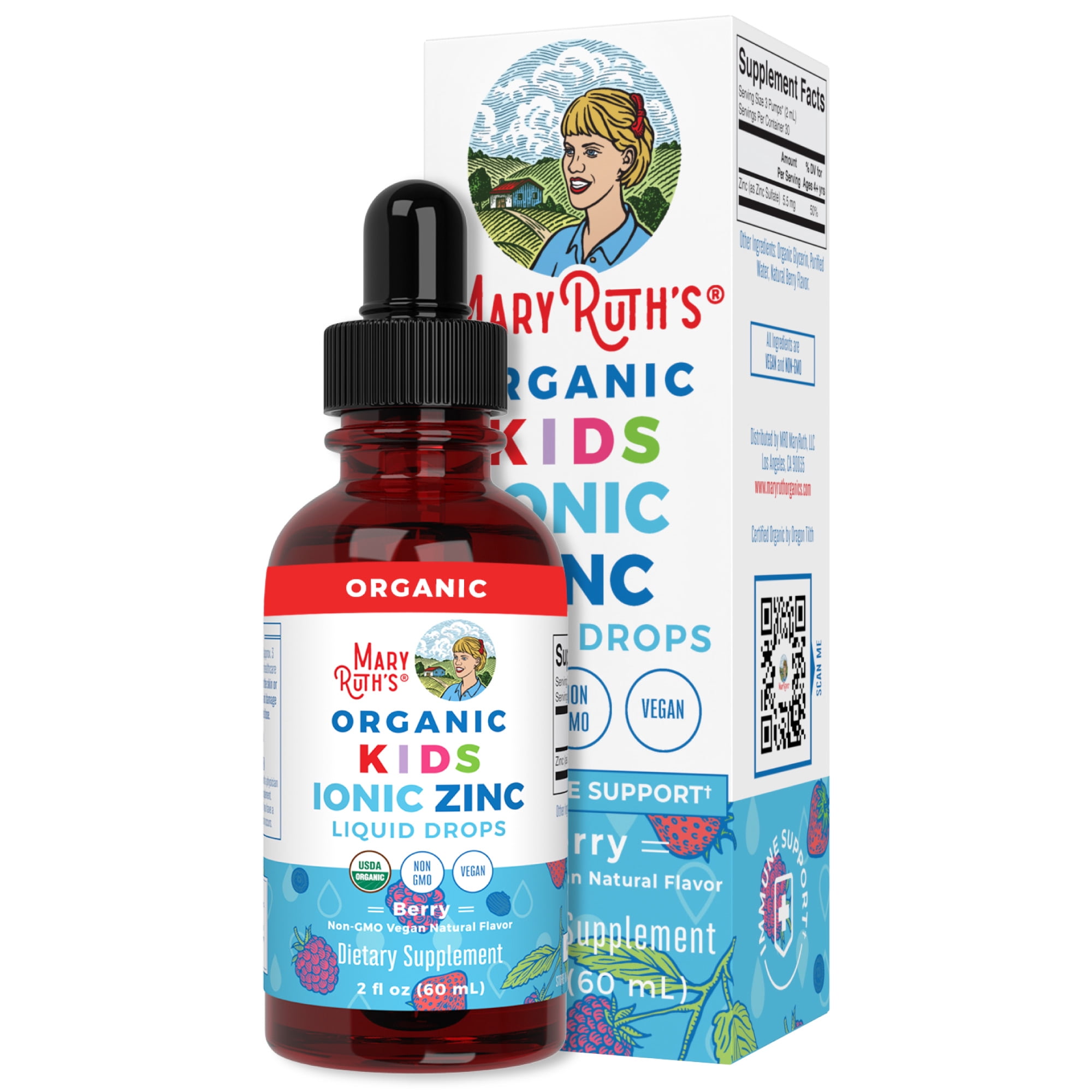 MaryRuth Organics | Liquid Zinc Supplement | Ionic Zinc for Kids Ages 4 ...