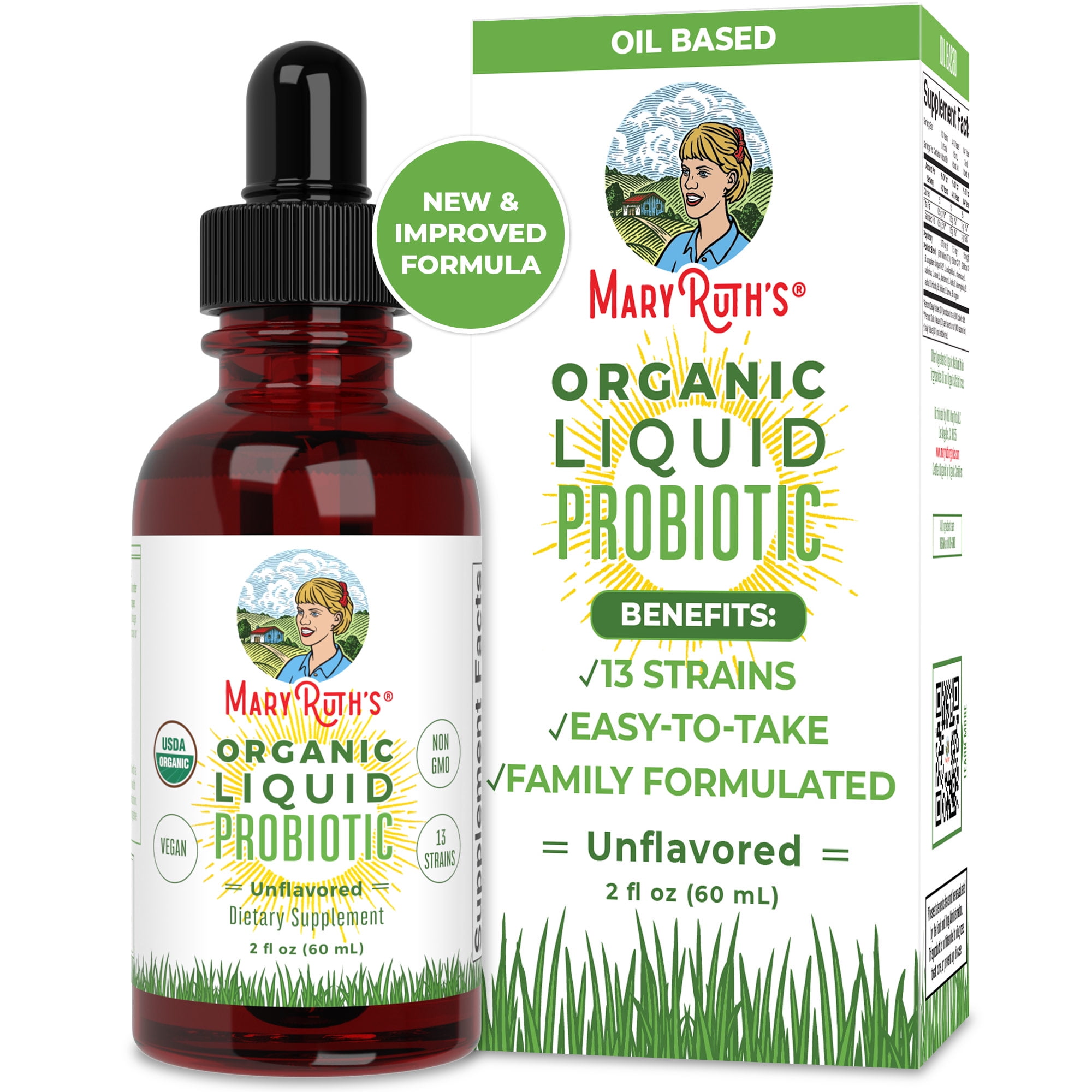 MaryRuth Organics | Organic Liquid Probiotic for Adults & Kids | Vegan ...