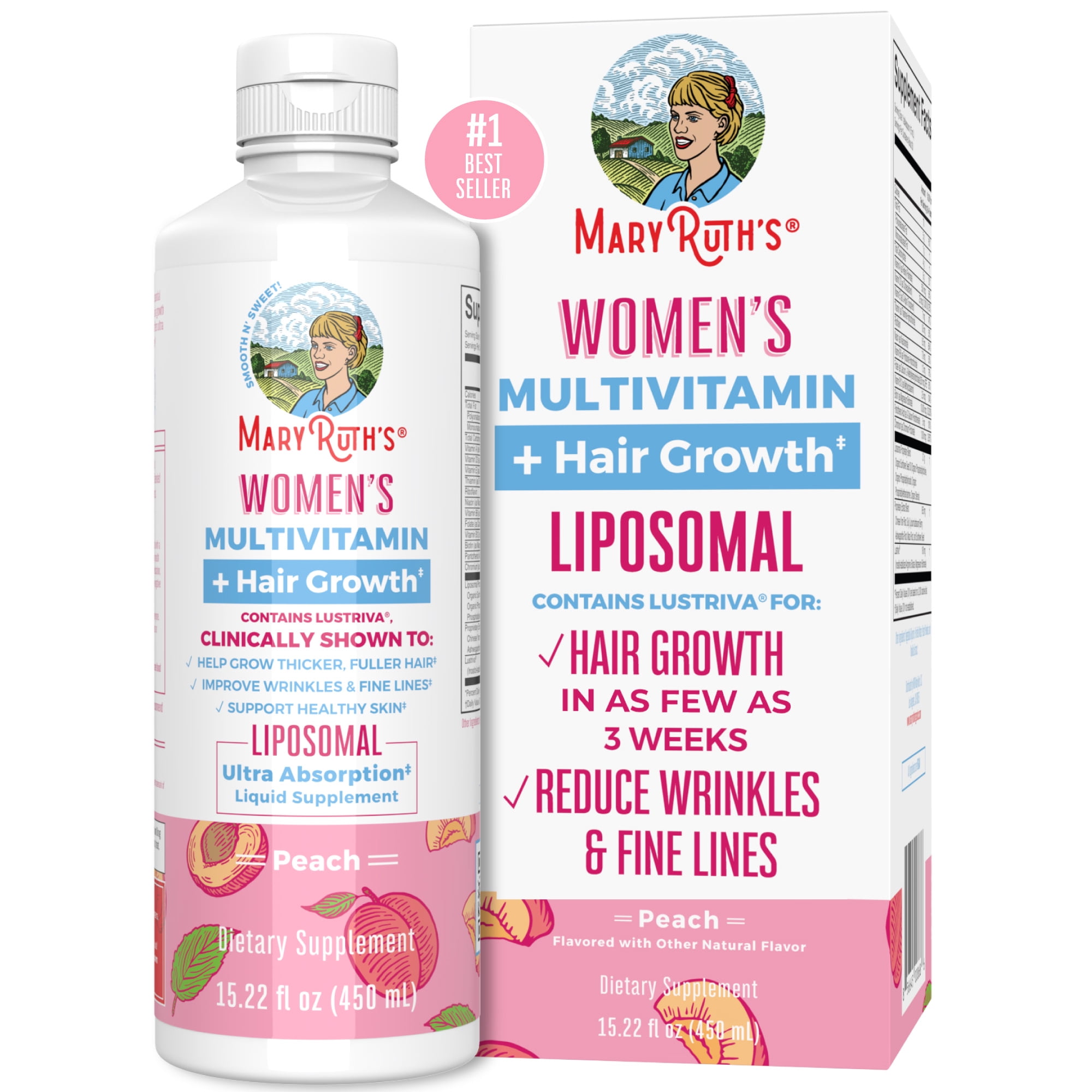 MaryRuth Organics | Women's Multivitamin Liposomal + Lustriva | Hair ...