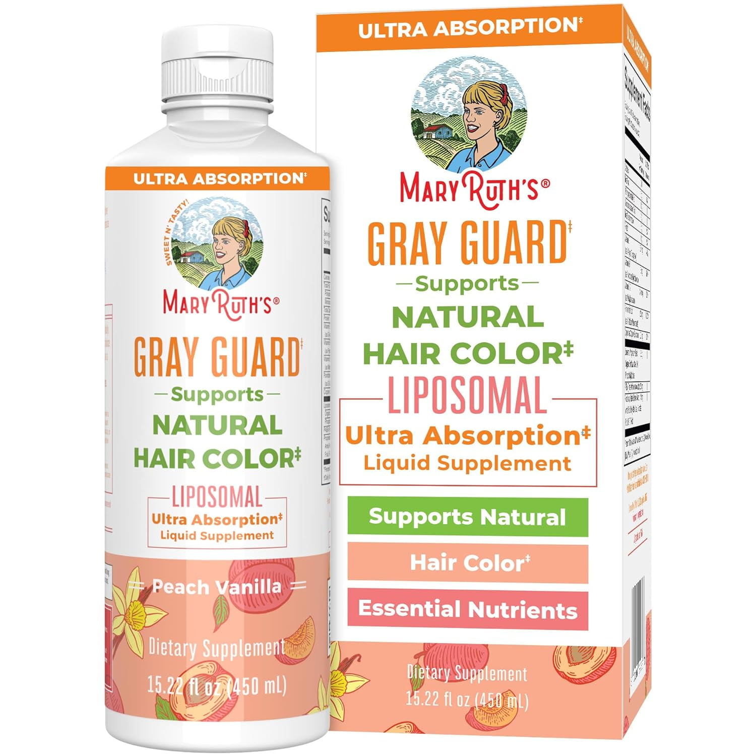 MaryRuth's Gray Guard Liposomal Herbal Formulation with Vitamin E ...