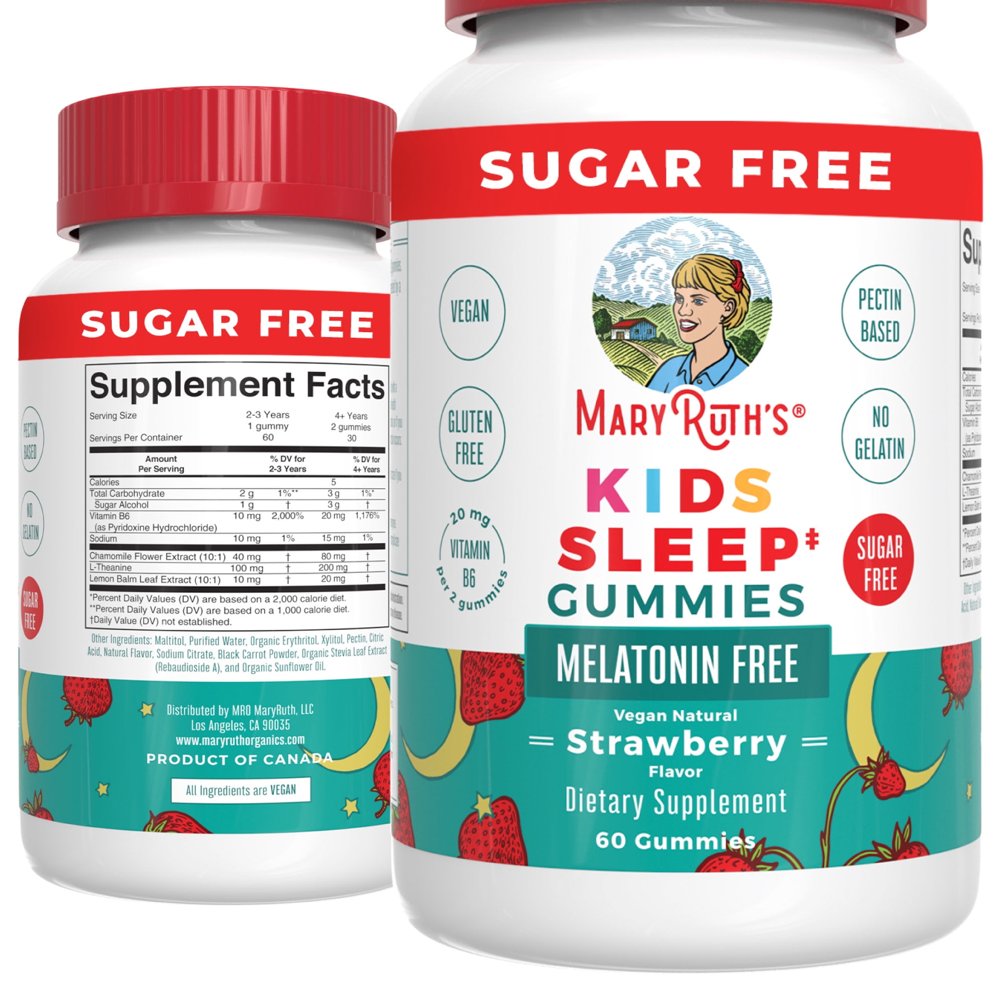 MaryRuth’s Kids Sleep Gummies with Vitamin B6, L-Theanine, & Herbals ...