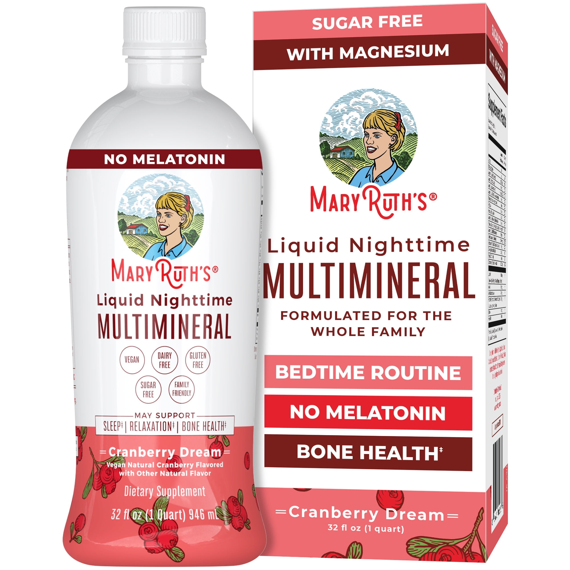 MaryRuth's Liquid Nighttime Multimineral Supplement, Magnesium for Men ...