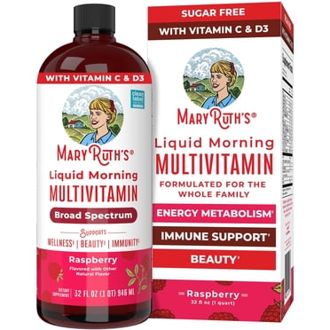 Mary Ruth Organics Pregnancy Wellness Liquid Iron Supplement | Non-GMO ...
