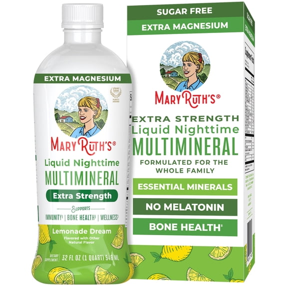 MaryRuth's Nighttime Multimineral Supplement, Liquid Sleep Aid ...