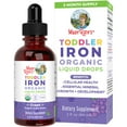 MaryRuth's Kids Organic Iron Liquid Drops | Non-GMO, Vegan | Grape ...