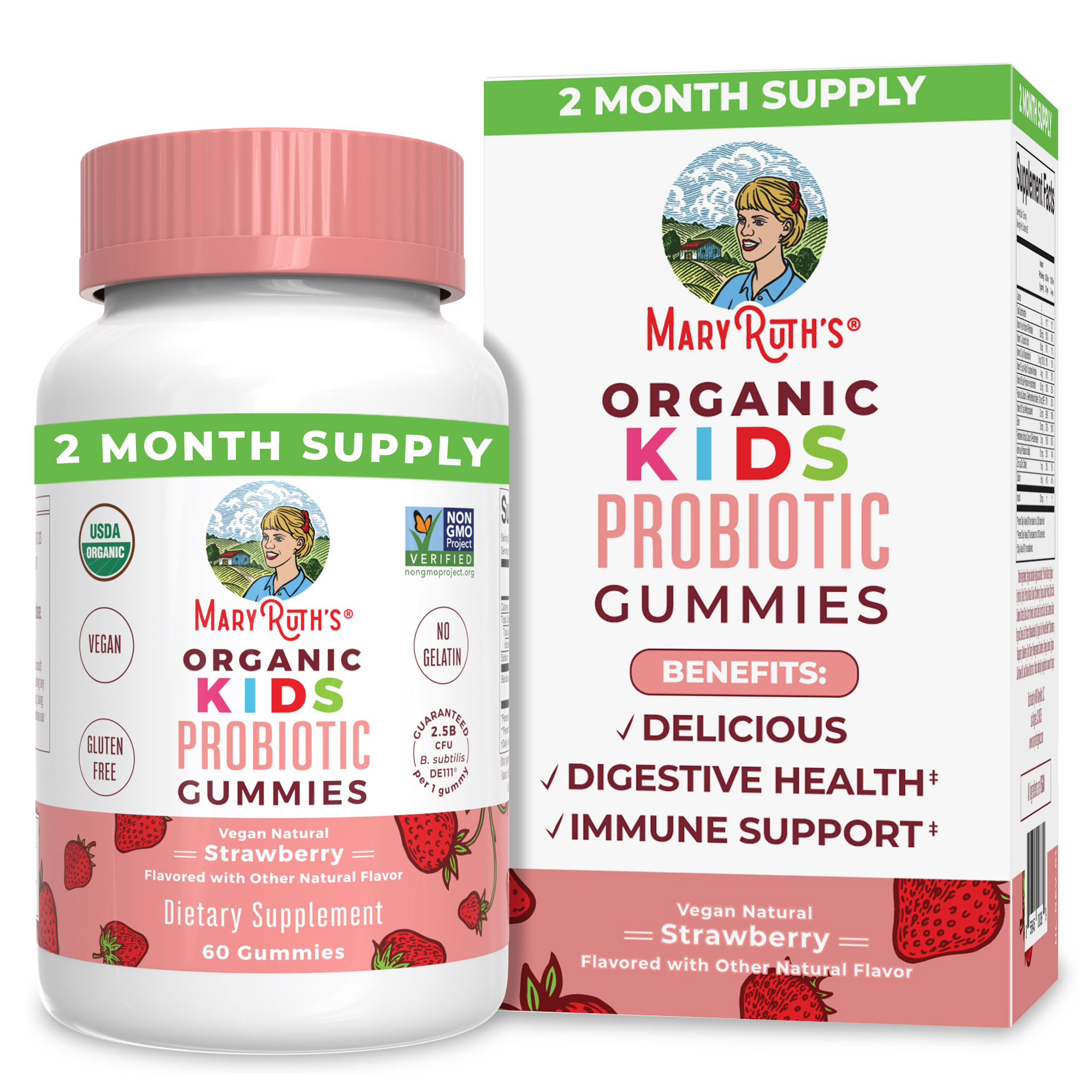 Spring Valley Zero Sugar Kid's 1 Billion CFU Probiotic Gummy, 60 ...