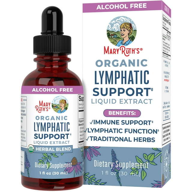 MaryRuth's | USDA Organic Lymphatic Support Liquid Herbal Supplement ...