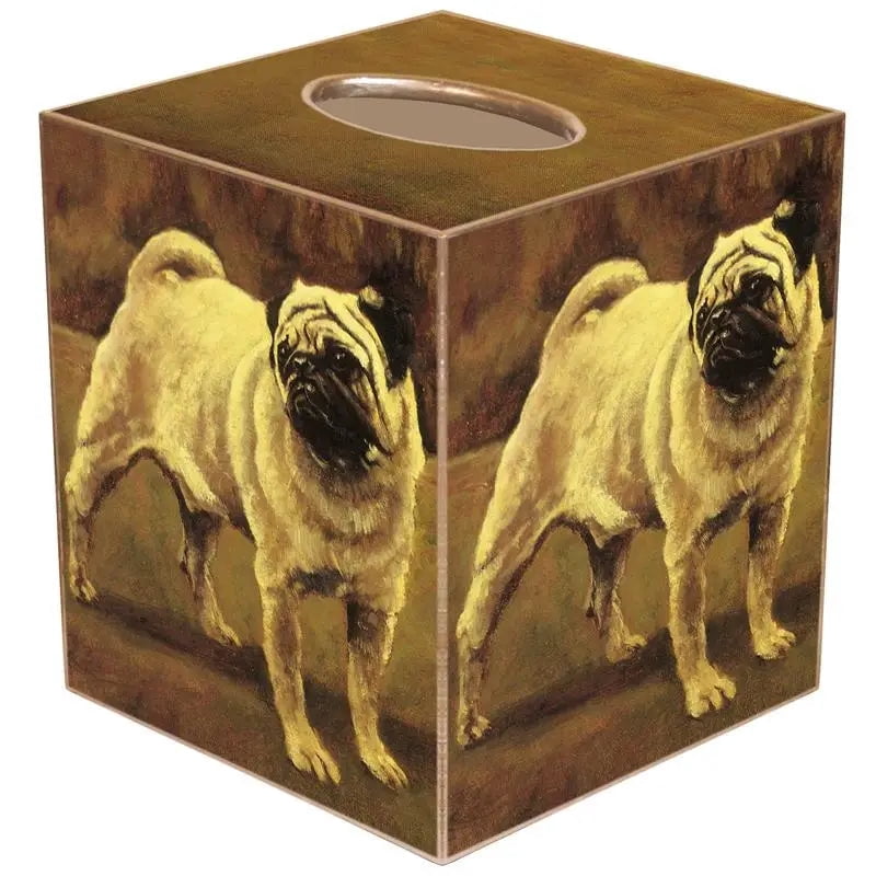 Marye-Kelley Fawn Pug Dog Tissue Box Cover - Walmart.com