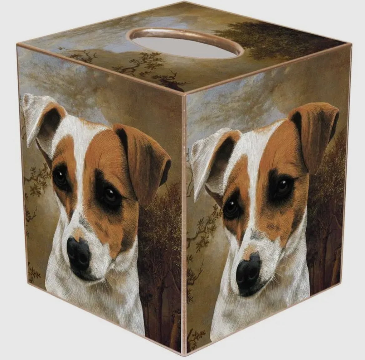 Marye-Kelley Jack Russell Terrier Tissue Box Cover - Walmart.com