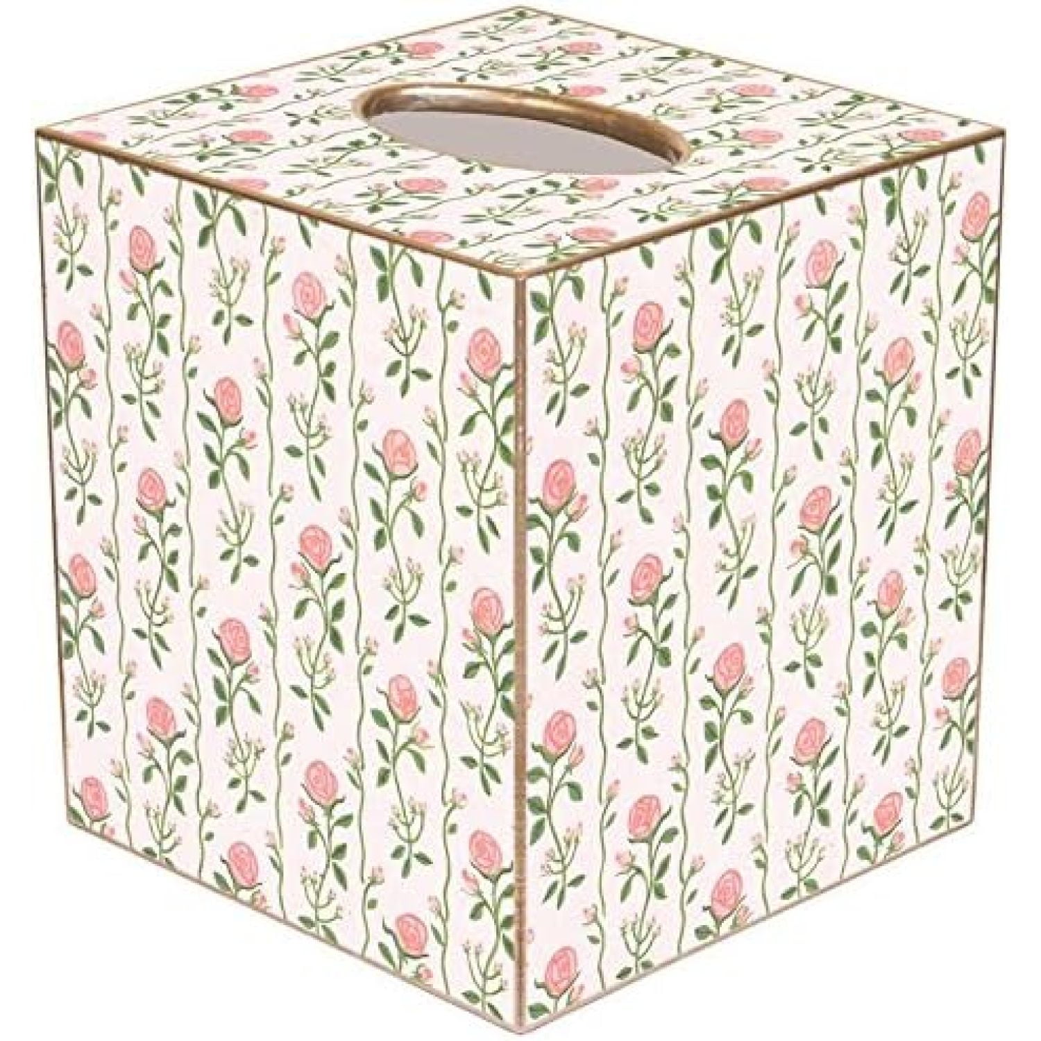 Marye-Kelley TB631 - Rose Stripe Tissue Box Cover - Walmart.com
