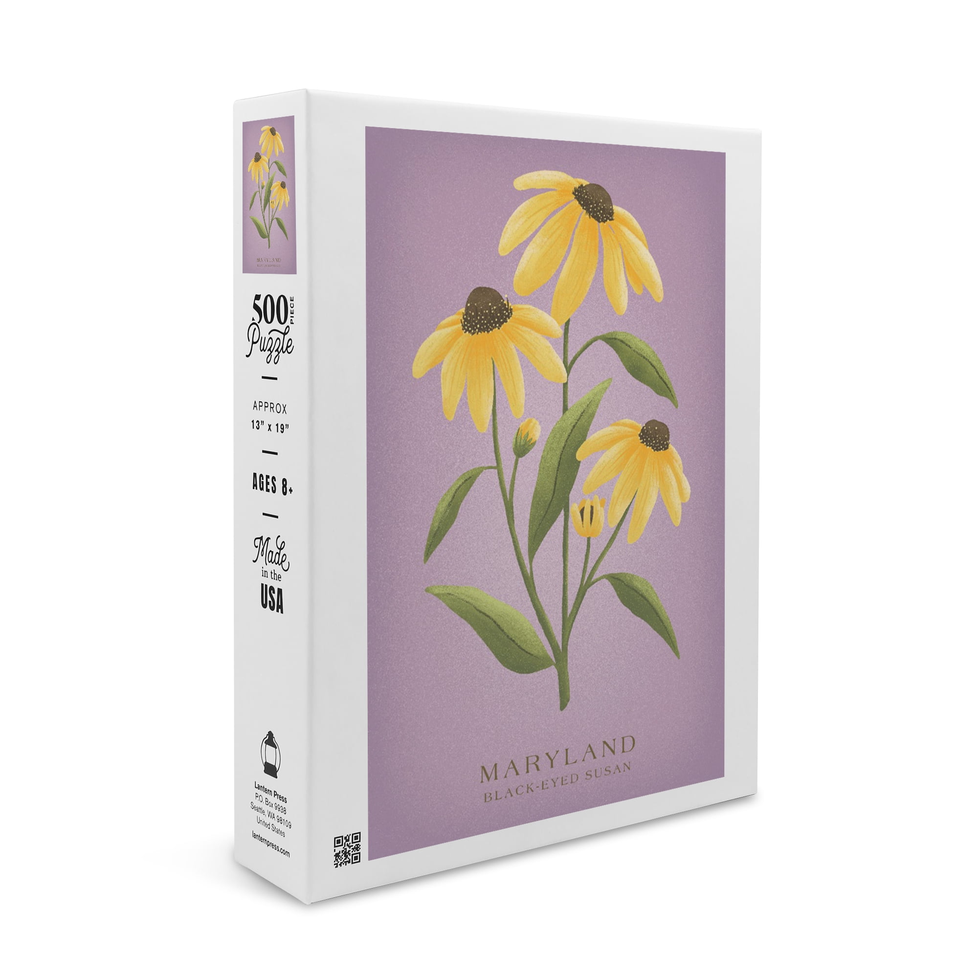 Maryland, Black Eyed Susan, Vintage Flora, State Series (19x27 inches ...