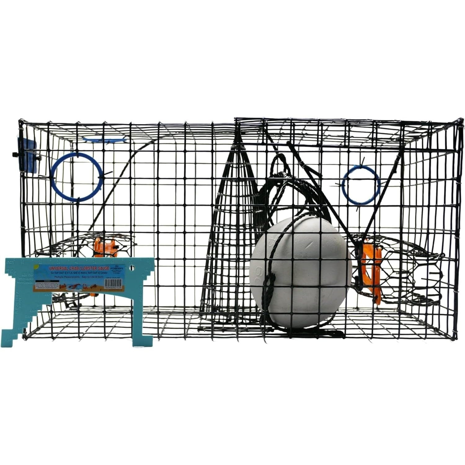 Maryland Blue Crab Pot Trap, PVC Coated Wire mesh, Heavy Duty, Two T.E ...