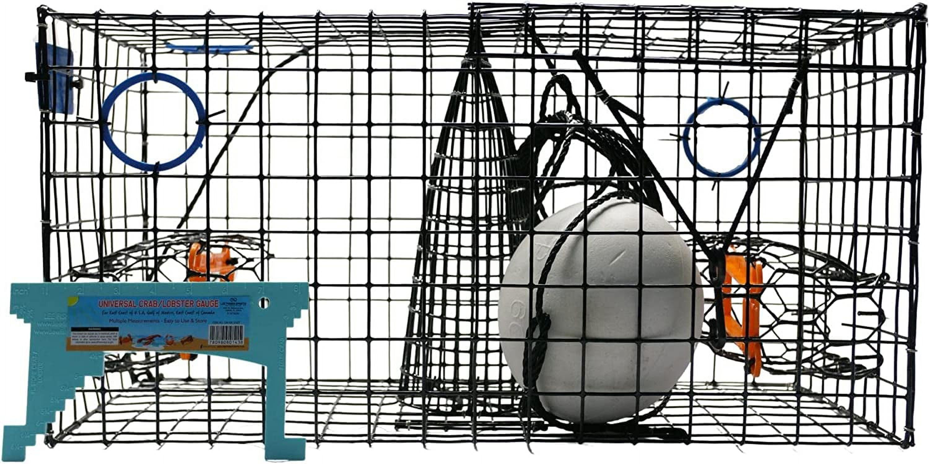 Maryland Blue Crab Pot Trap, PVC Coated Wire mesh, Heavy Duty, Two T.E ...