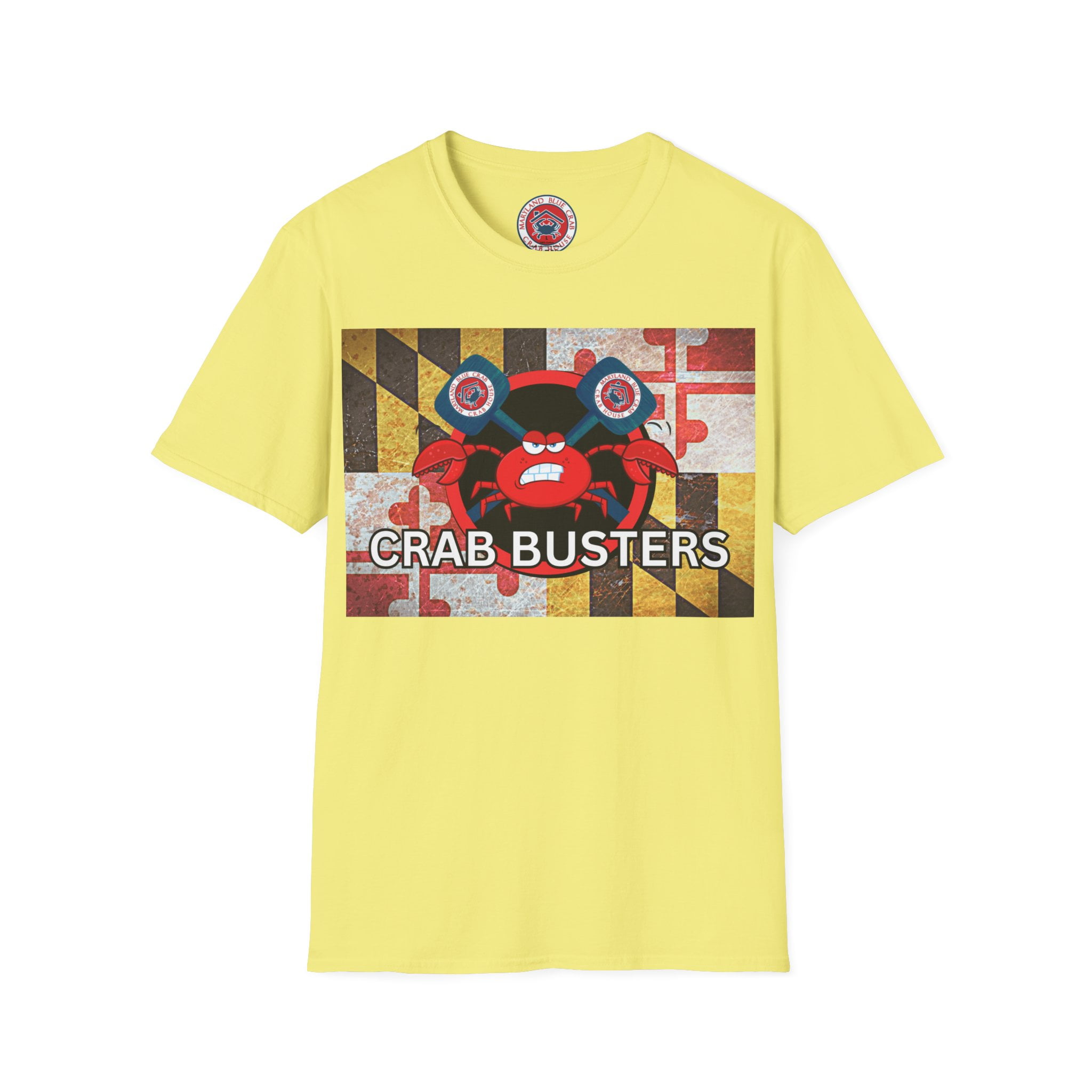 Maryland Flag Crab Busters Softstyle T-Shirt - Walmart.com