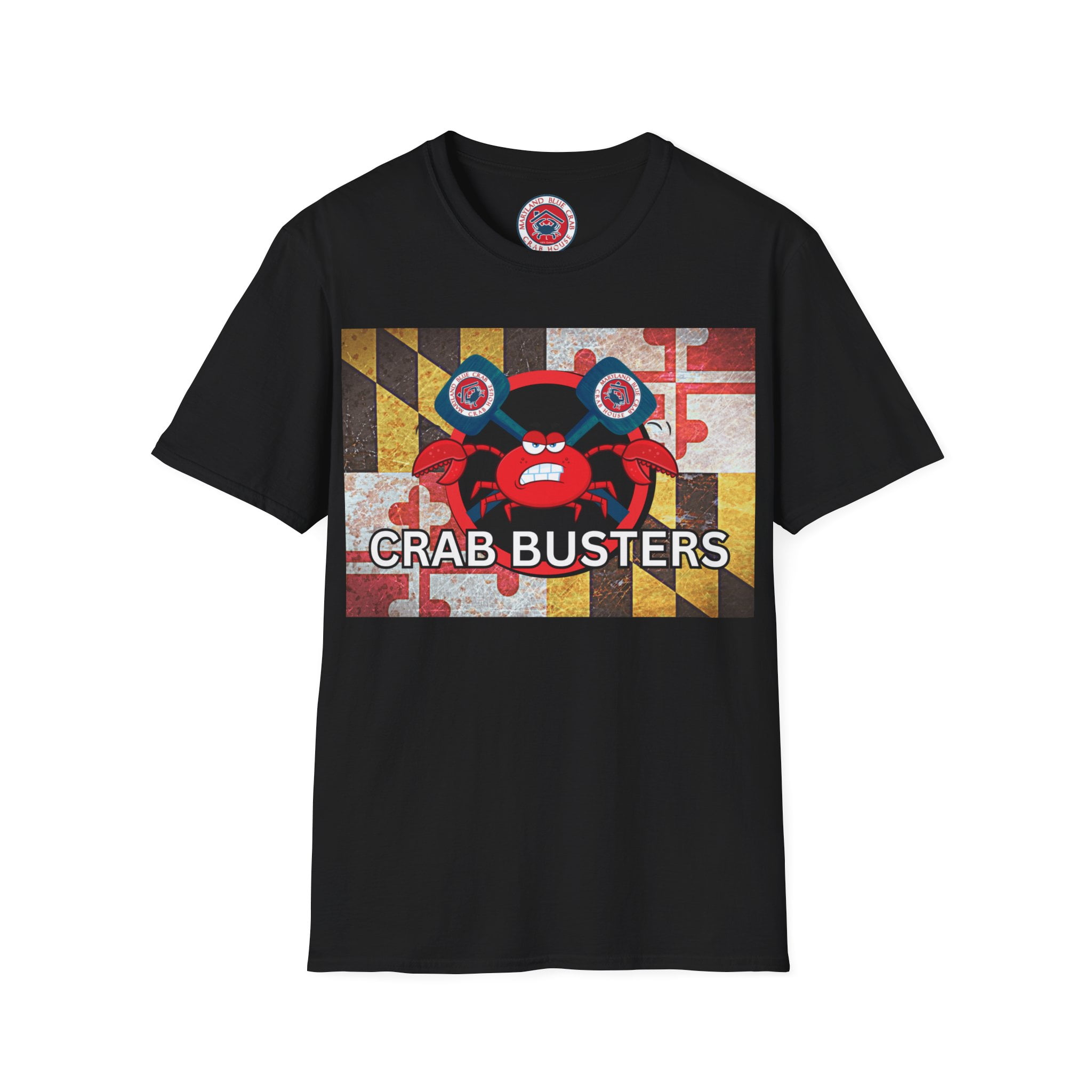 Maryland Flag Crab Busters Softstyle T-Shirt - Walmart.com