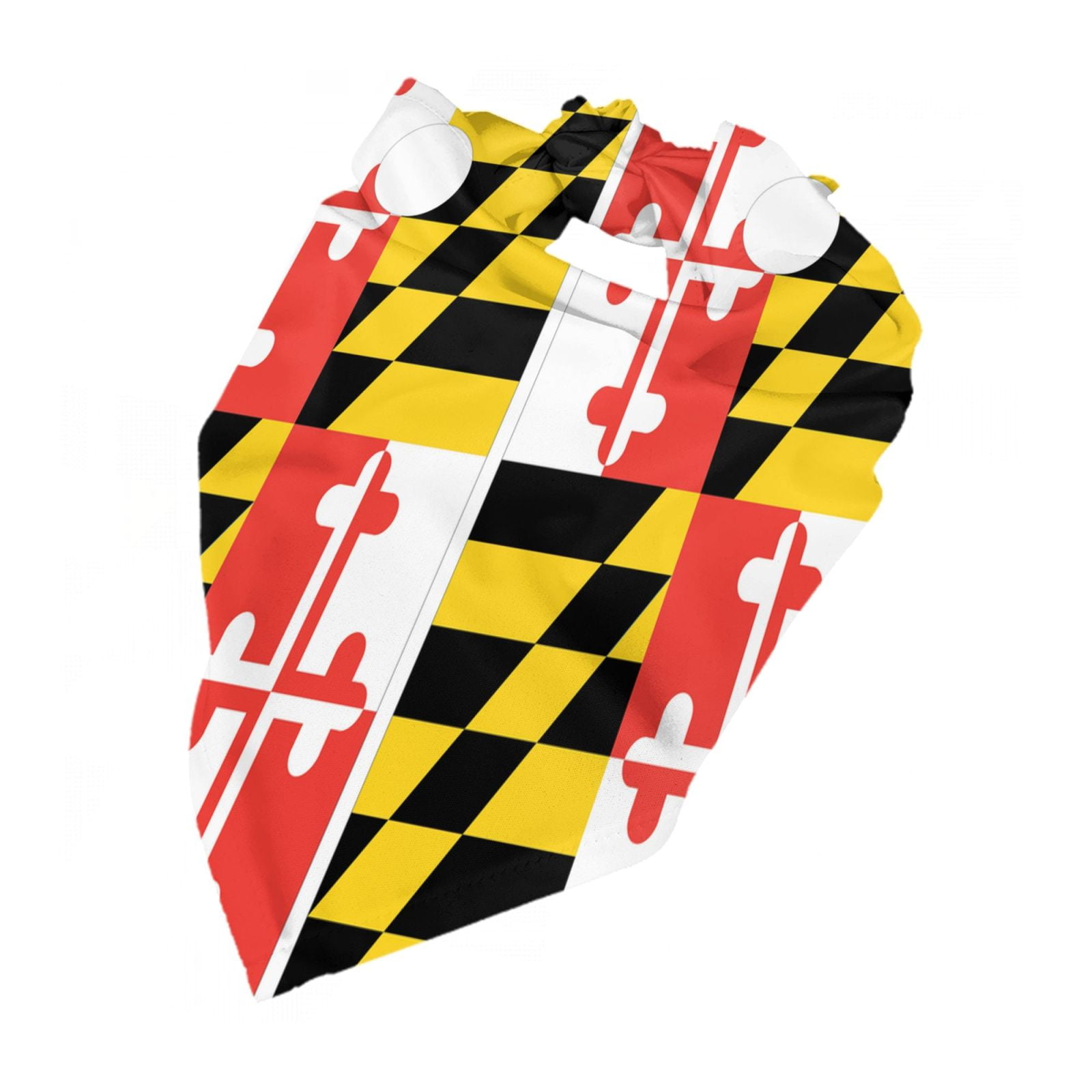Maryland Flag Dog Bandana Adjustable Dog Bib Scarf Handkerchief For ...