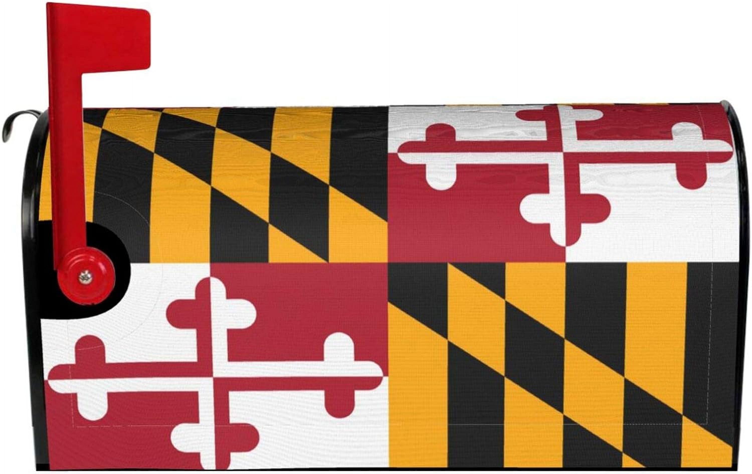 Maryland Flag Mailbox Cover Mailbox Wraps, Waterproof Mailbox Covers ...