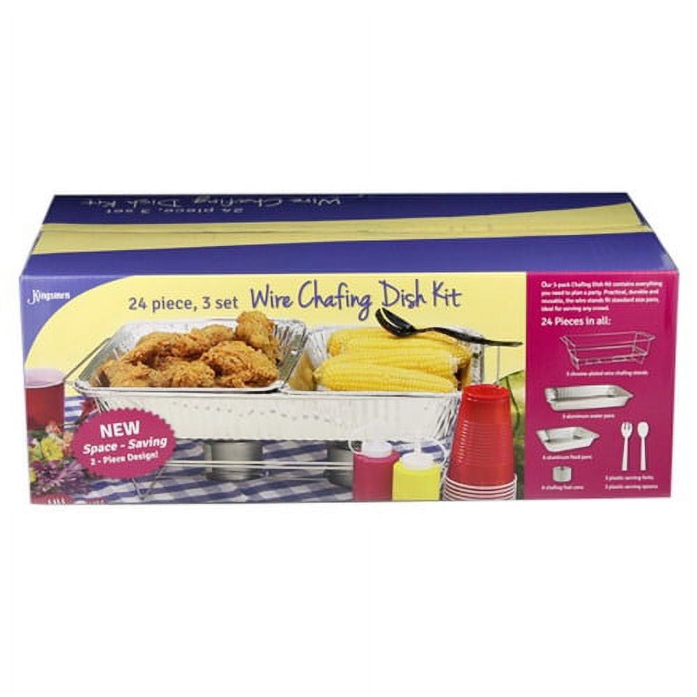 Maryland Plastics Kingsmen Chafing Kit | 8 Piece/Pack, 3 Pack/Case ...