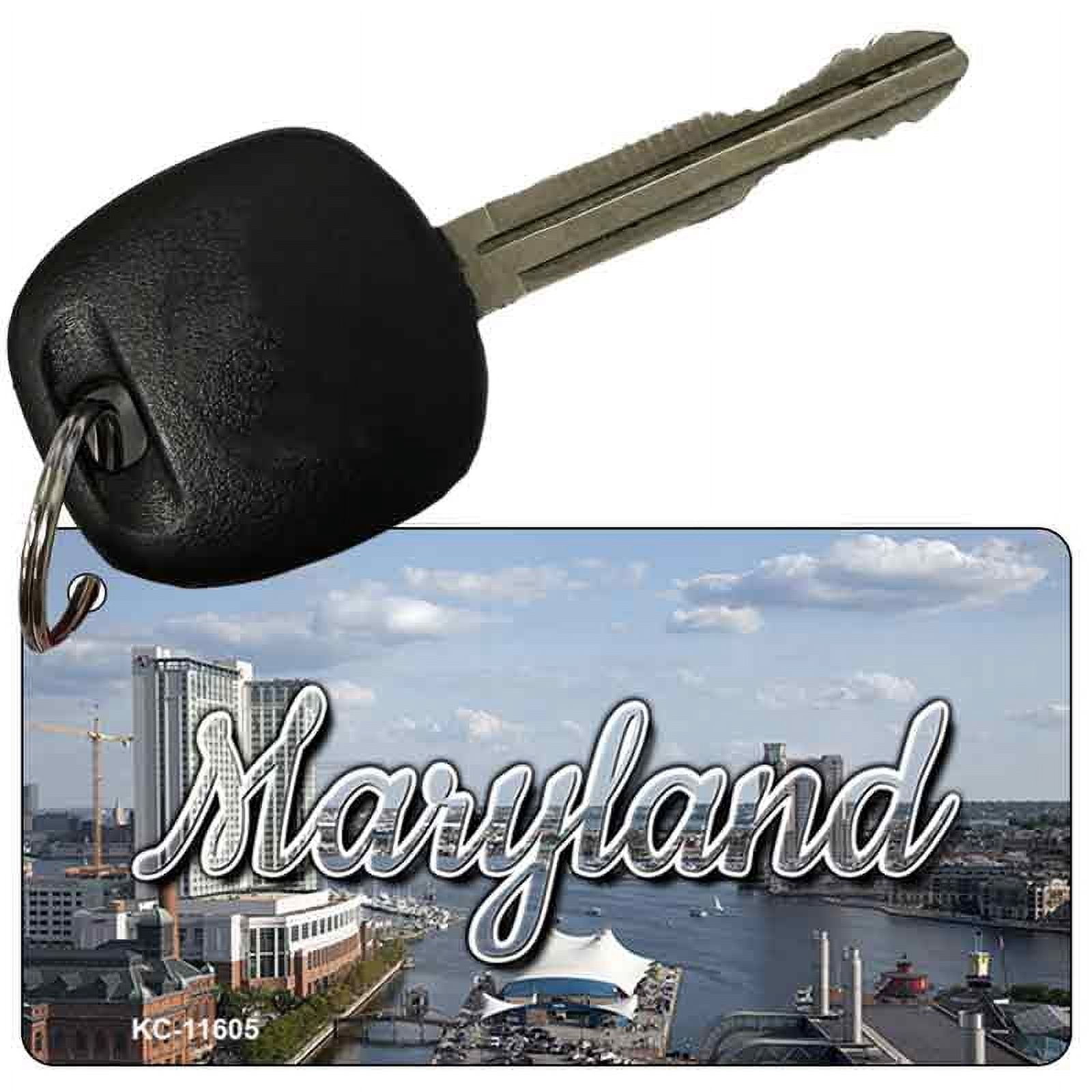 Maryland River Skyline Key Chain KC-11605 3" x 1.5" Key Chain (KC ...