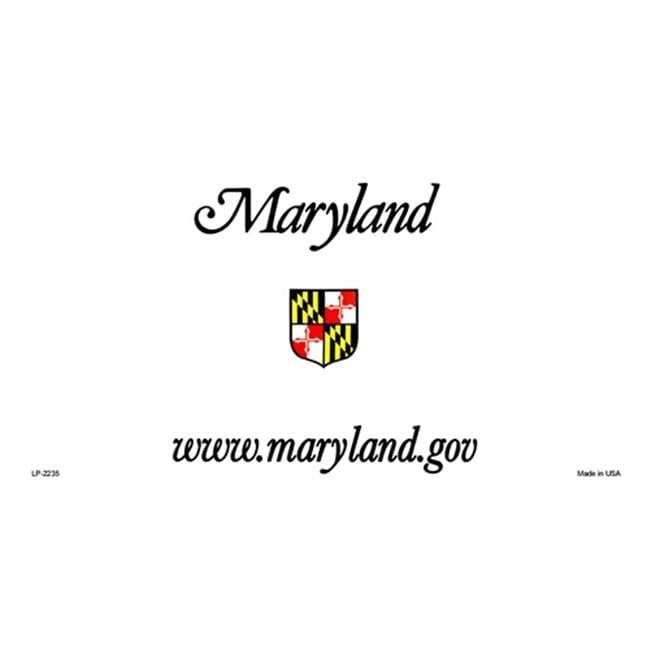 Maryland State Background Blanks Flat- Automotive License Plates Blanks ...