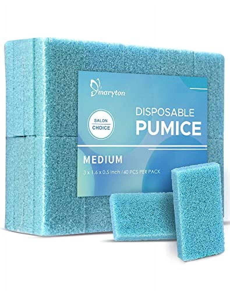 Maryton Disposable Foot Scrubber Pumice Pads, Pedicure Pumice Stone ...
