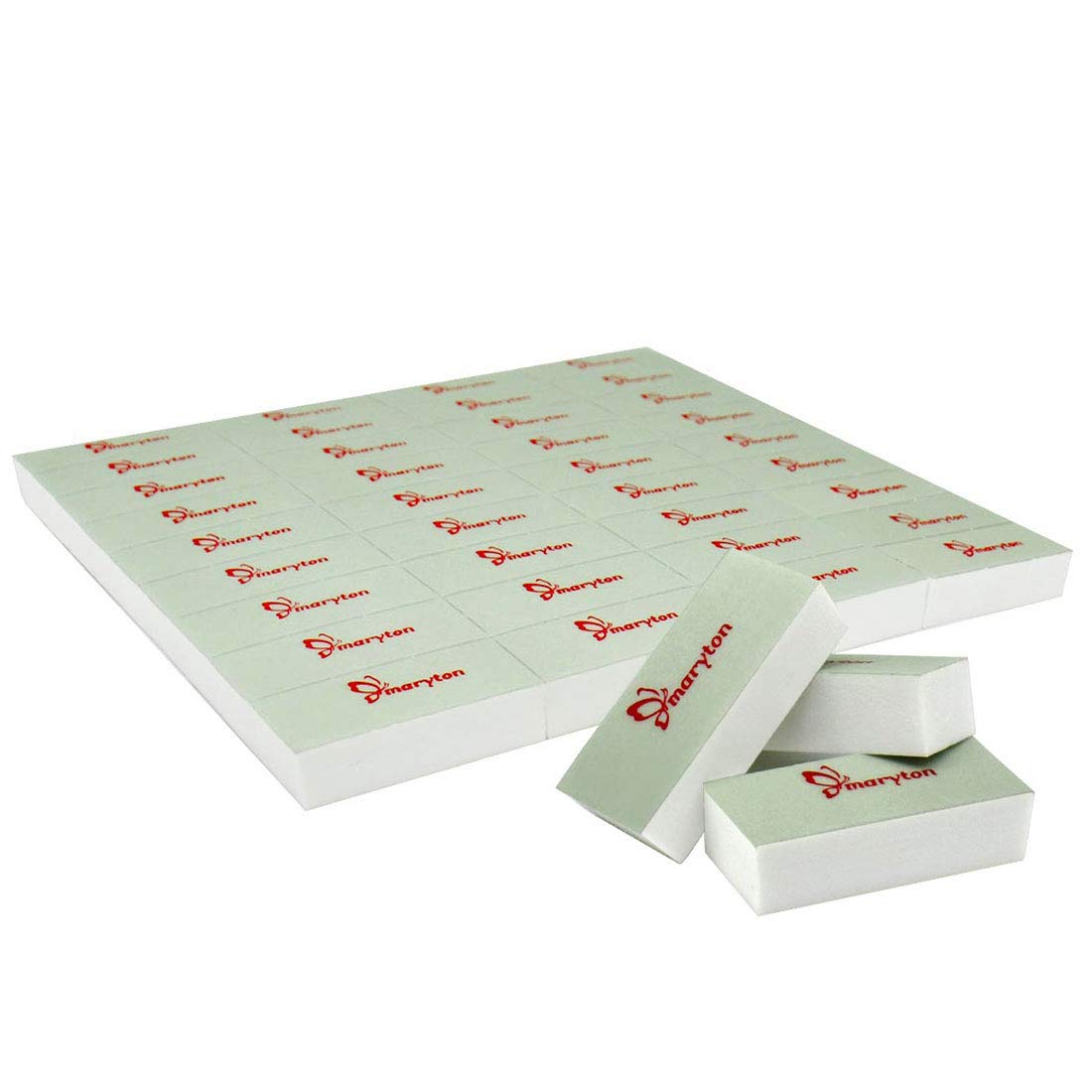 Maryton Mini Nail Buffer Blocks, Disposable Nail Shine Buffers Kit ...