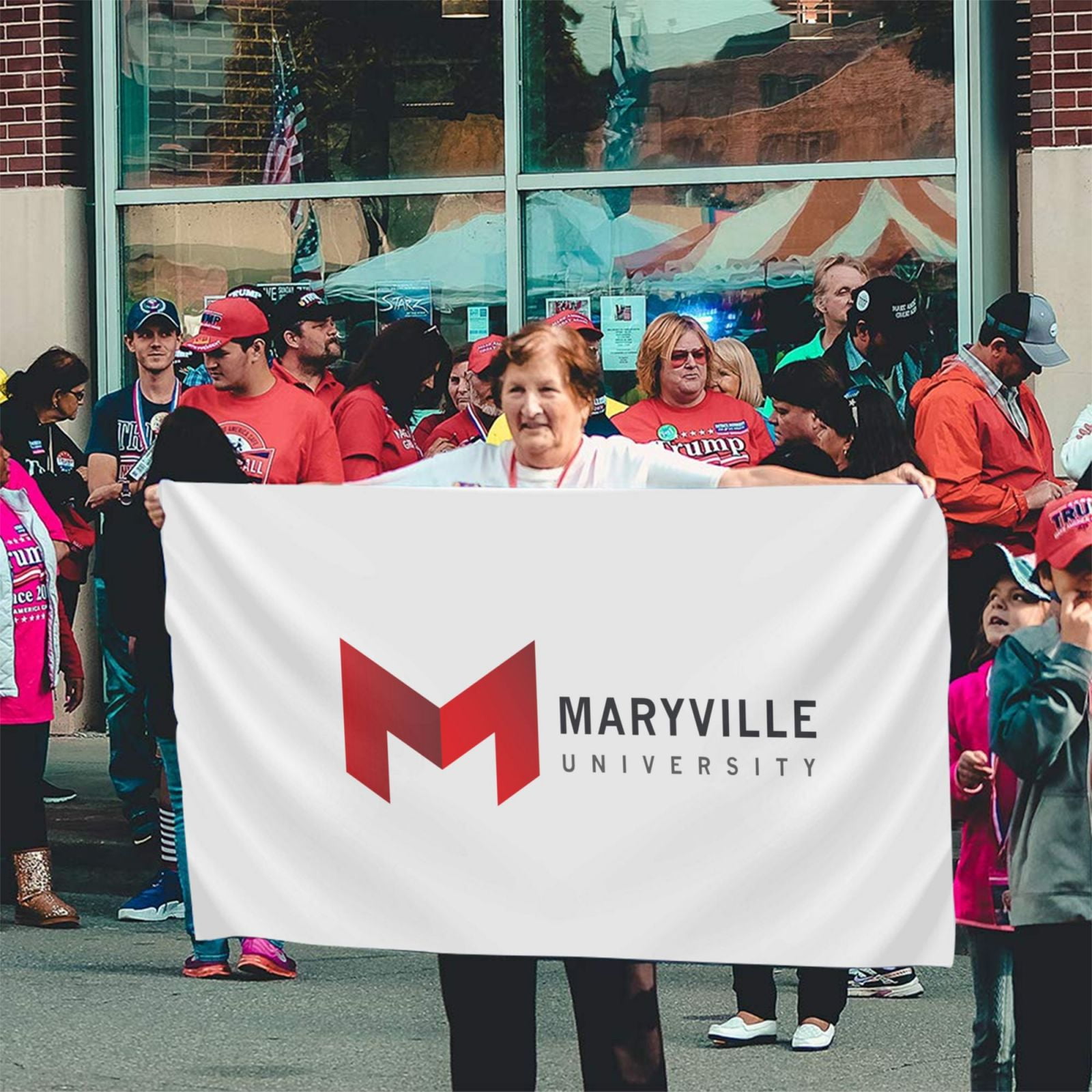 Maryville University Of Saint Louis Logo Flag 3x5 Ft Holiday Banner ...