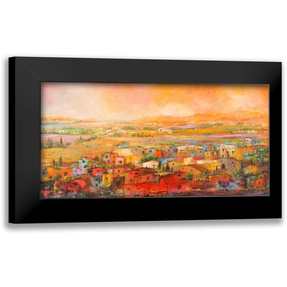 Marzari, Tebo 24x14 Black Modern Framed Museum Art Print Titled ...